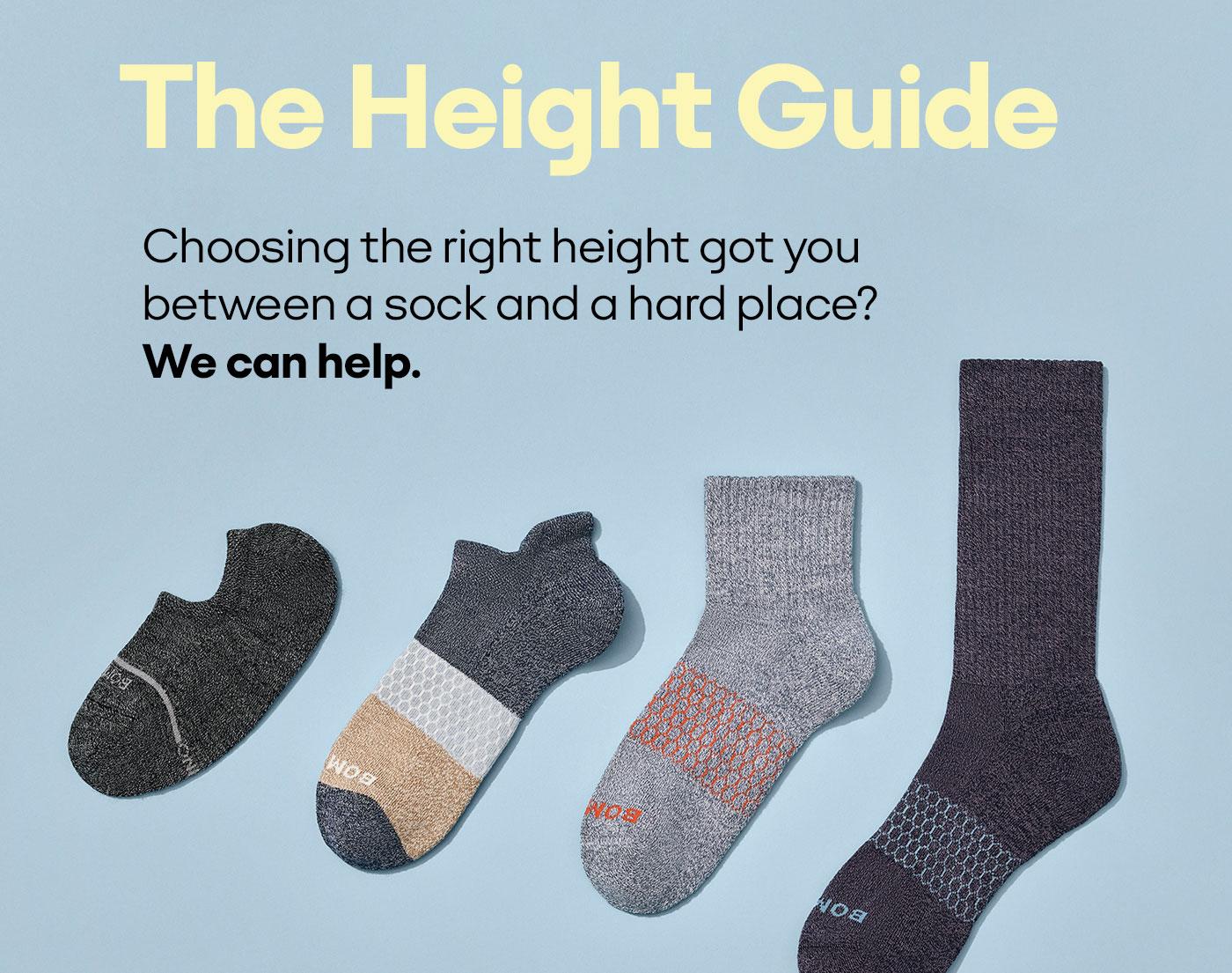 Sock Heights, Explained | Bombas Newsletter - InboxLetter